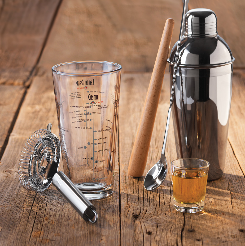 Juego de Mixología para Coctelería 8 Pzs | Libbey México