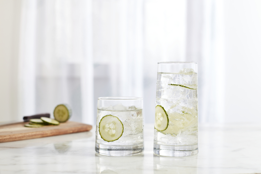 Libbey Juego de 16 Vasos de Vidrio Cabos de 467 ml y 319 ml | Libbey México