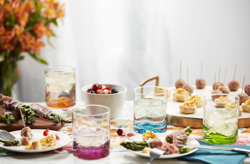 Libbey Juego de 4 Vasos de Vidrio Impressions Colors de 369 ml | Libbey ...