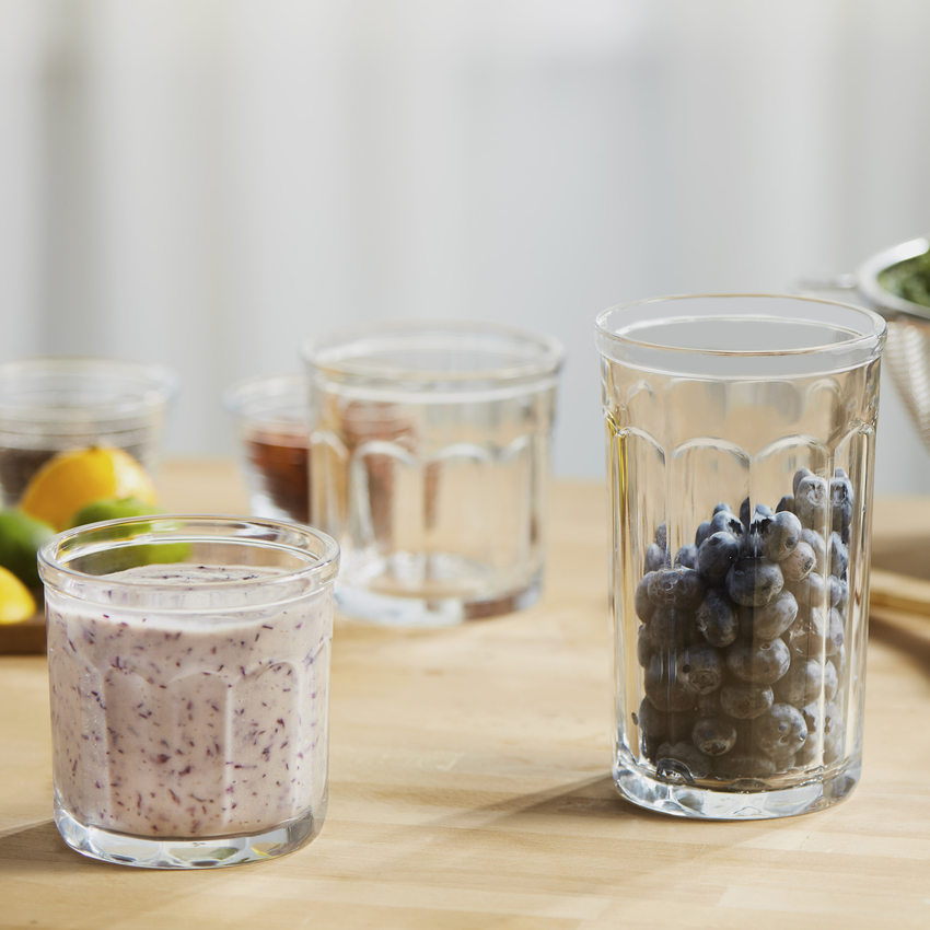 Libbey Juego de 8 Vasos Able con Tapa plástica | Libbey México