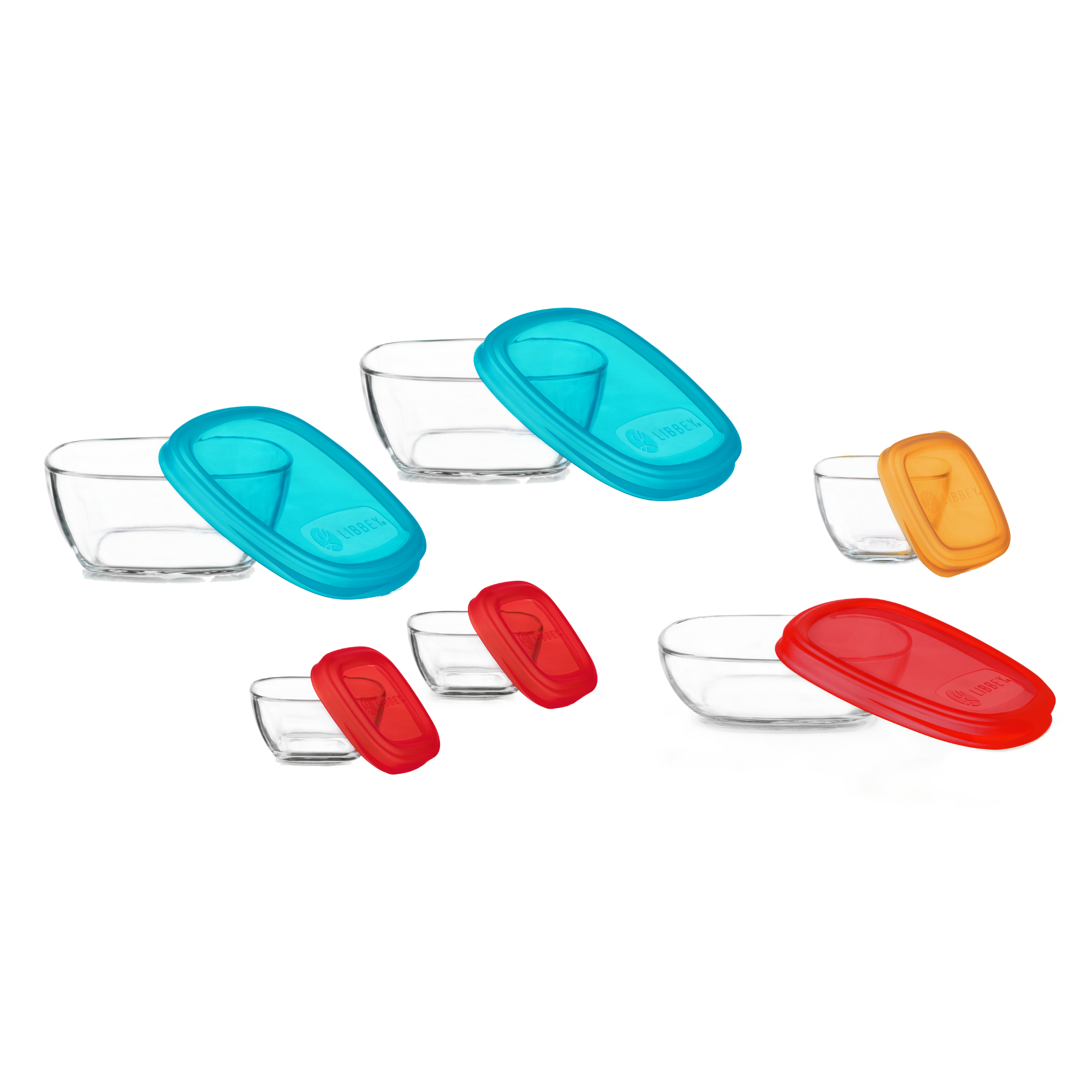 Juego de refractarios de vidrio con tapa - 10 piezas | Libbey México